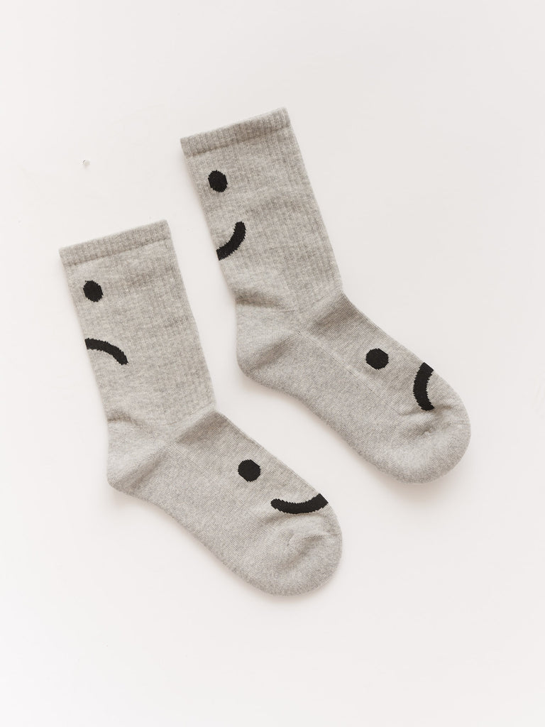 Happy Sad Grey Socks – Lazy Oaf