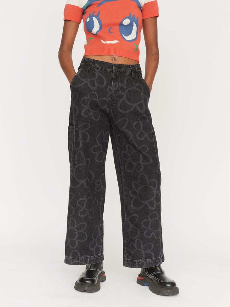 Flower Scribble Pants – Lazy Oaf