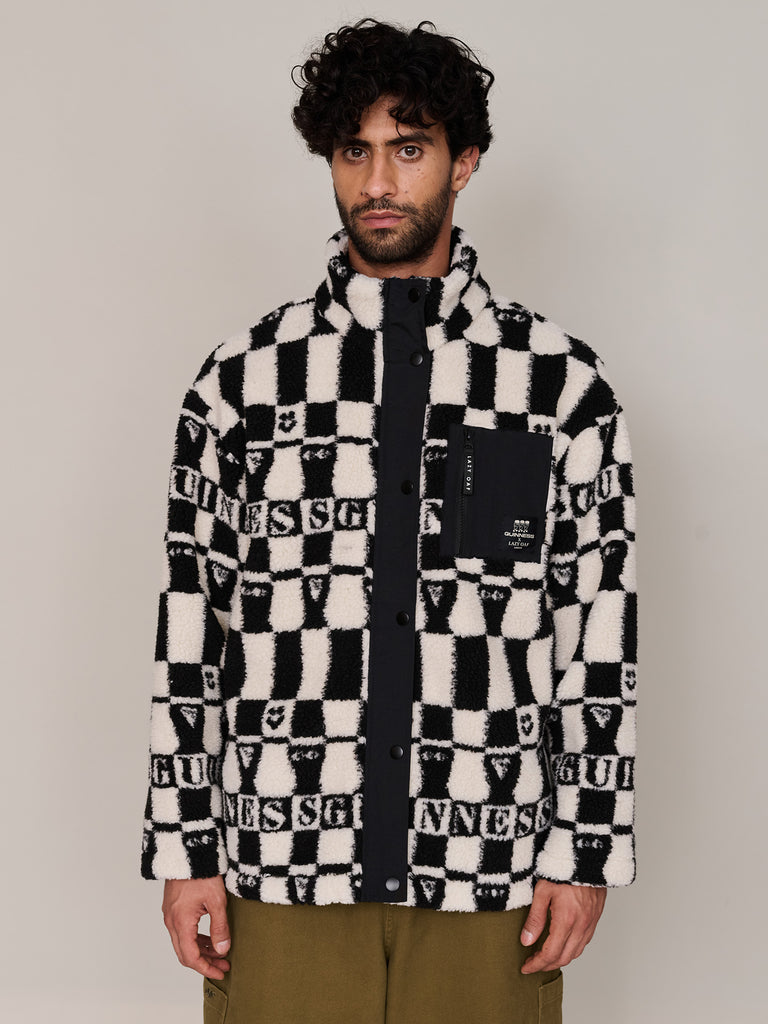 Guinness x Lazy Oaf Checkered Pints Fleece