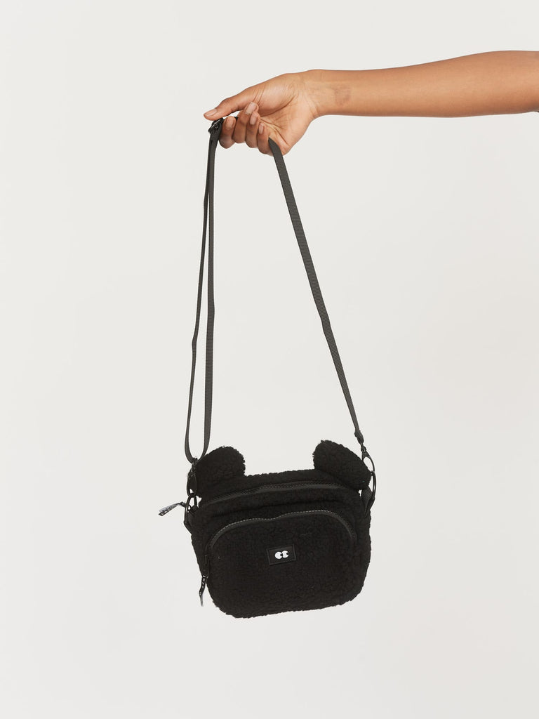 Black Fleece Bear Bag – Lazy Oaf