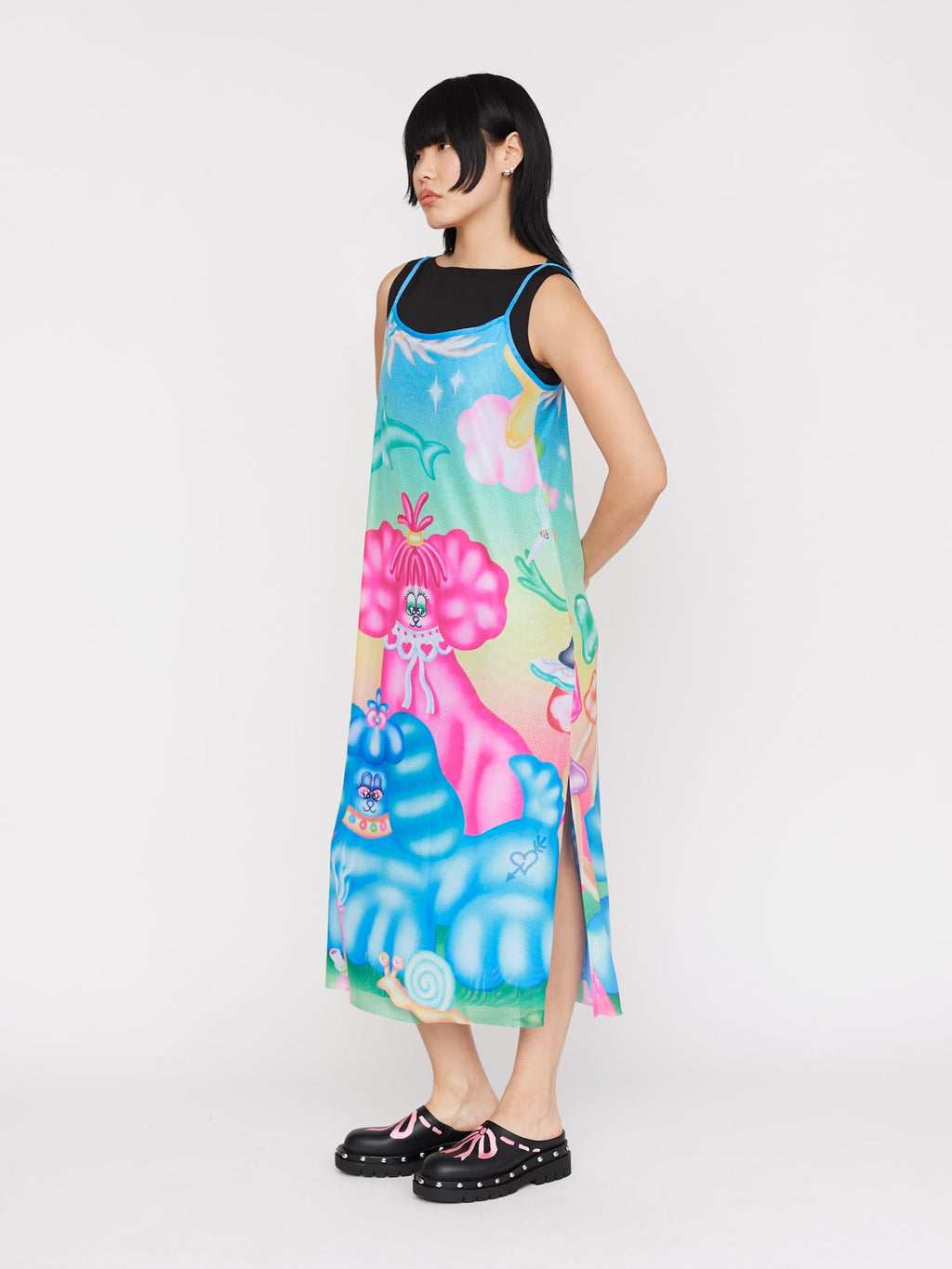 LO x Lony Mathis Playground Mesh Dress – Lazy Oaf