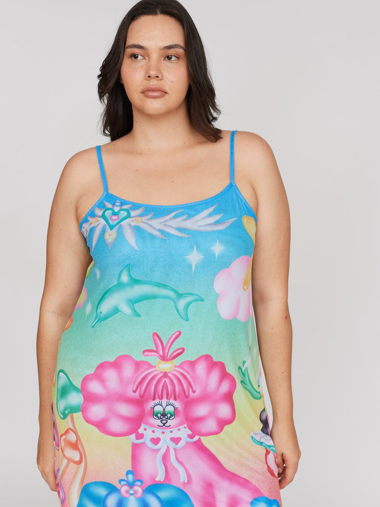 LO x Lony Mathis Playground Mesh Dress – Lazy Oaf