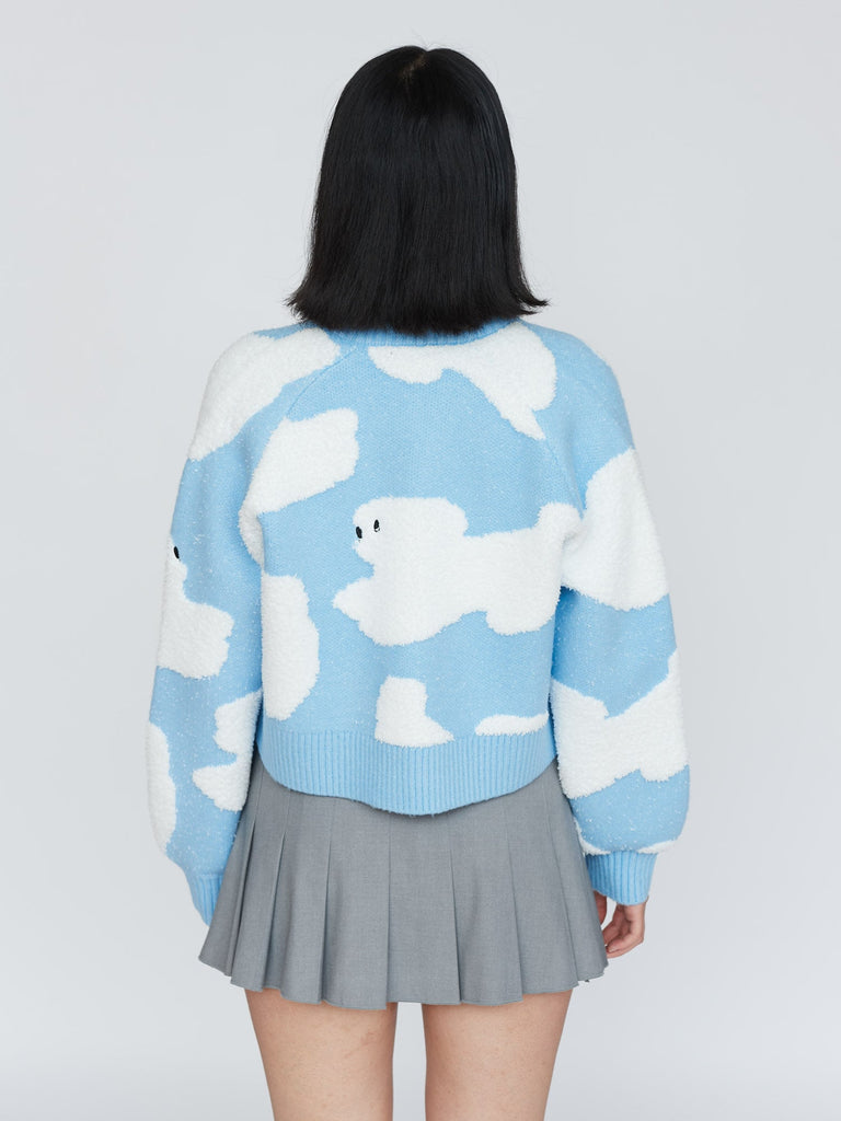 Floating Dog Cardigan – Lazy Oaf
