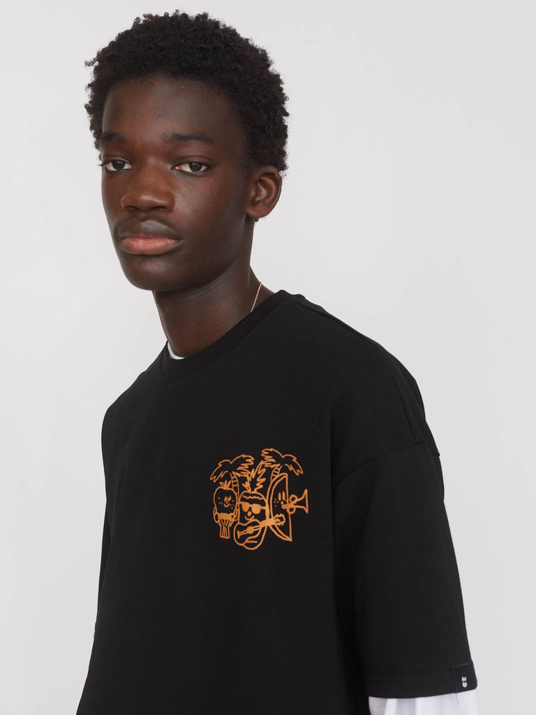 Hello Good Morning Tee – Lazy Oaf