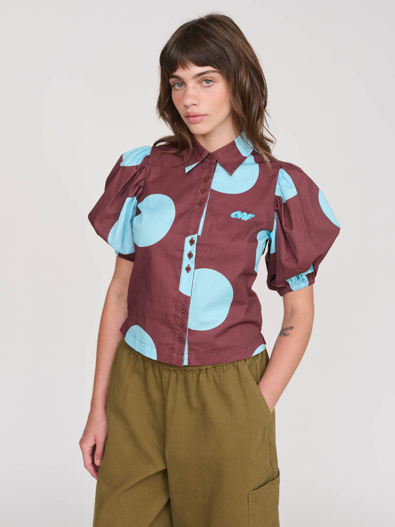 Giant Polka Dot Fitted Shirt – Lazy Oaf