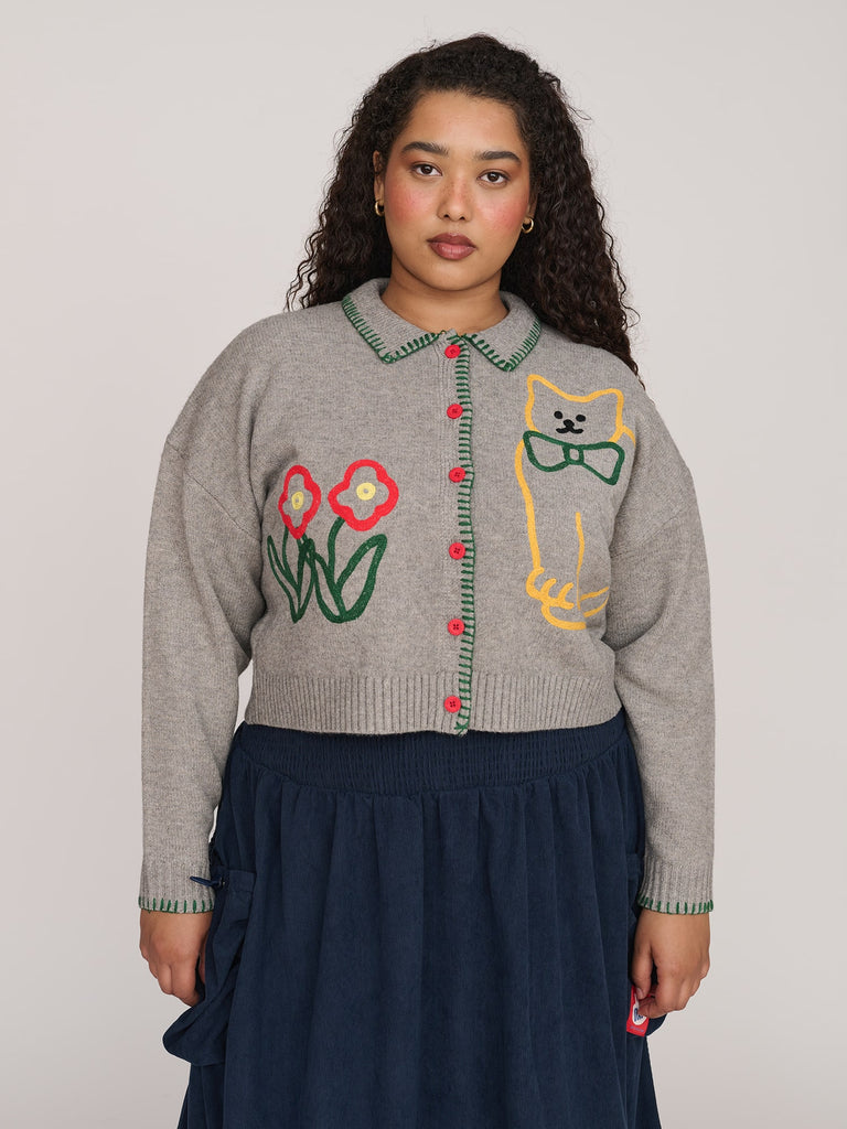 Smart Boy Button Up Cardigan – Lazy Oaf