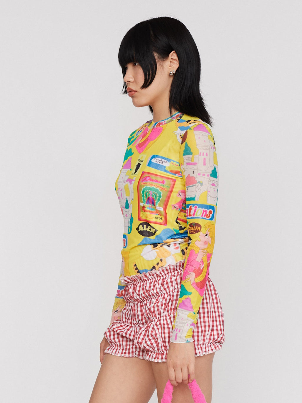 LO x Arabella Simpson Mesh Top – Lazy Oaf