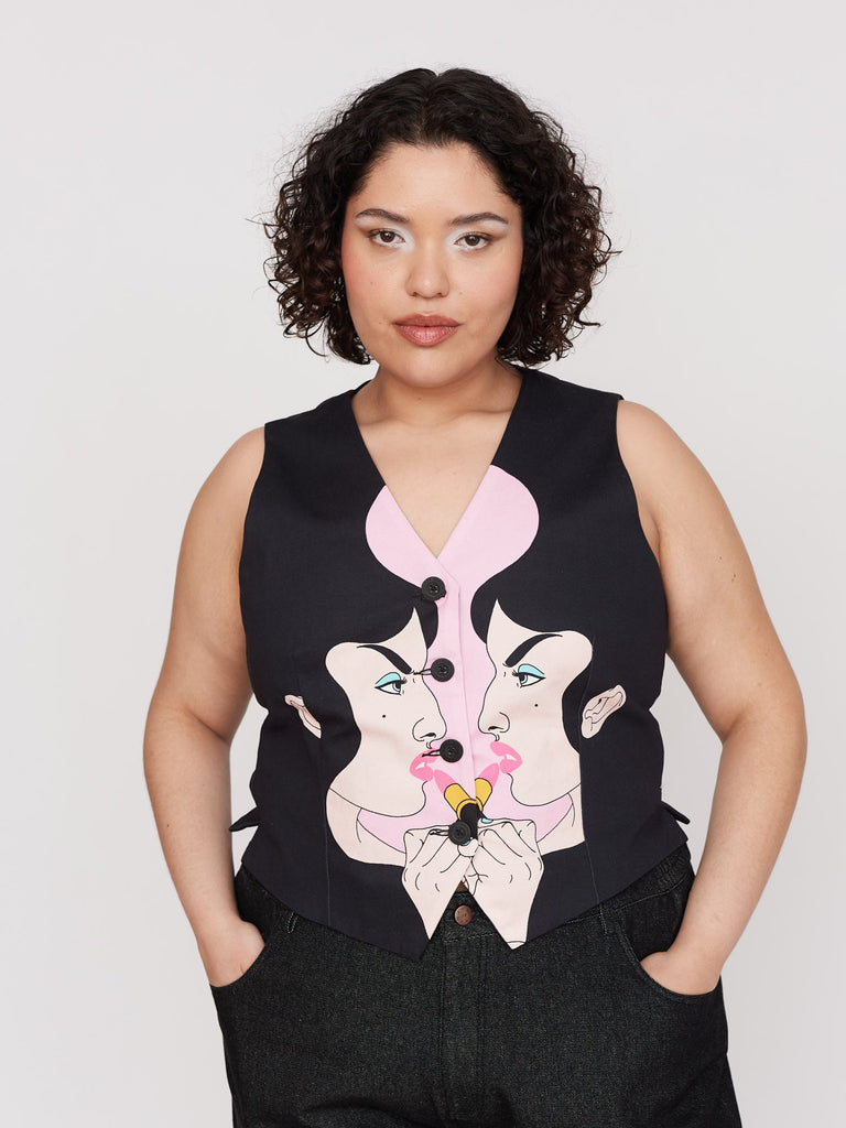 LO x Laura Callaghan Waistcoat – Lazy Oaf