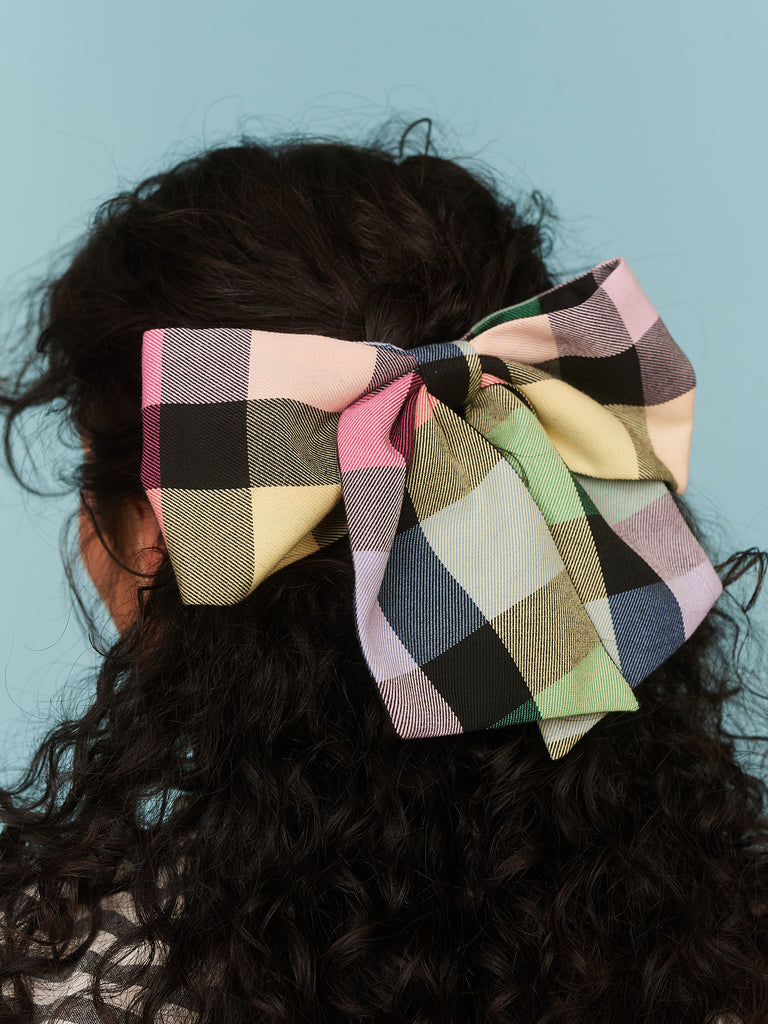 Checkmate Bow Hair Clip – Lazy Oaf