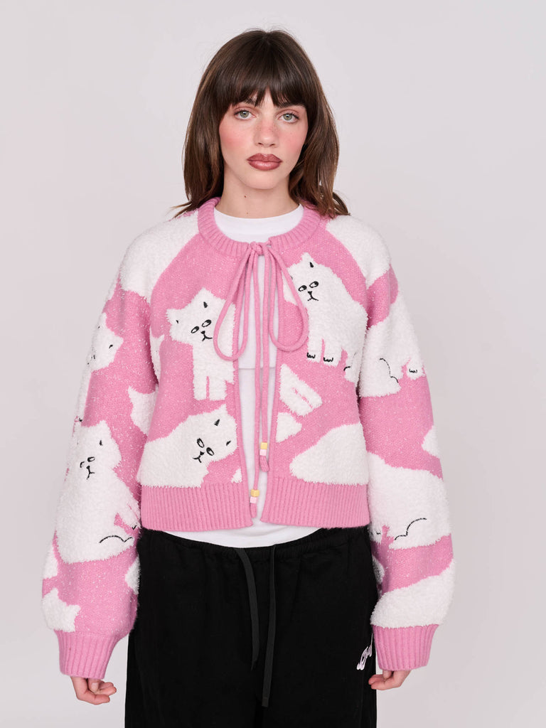 Floating Kitty Cardigan – Lazy Oaf