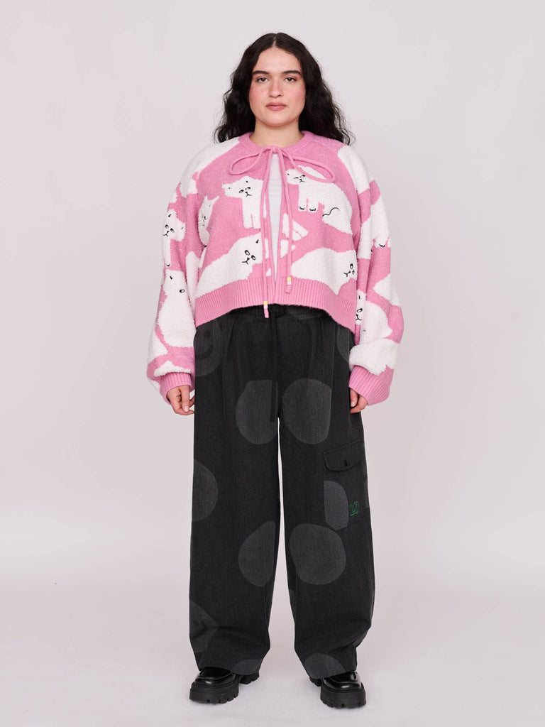 Floating Kitty Cardigan – Lazy Oaf