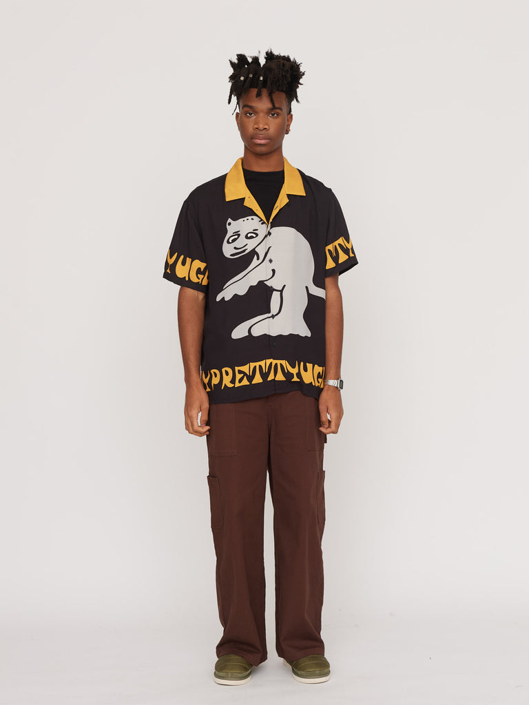 Medieval Animals Bowling Shirt – Lazy Oaf