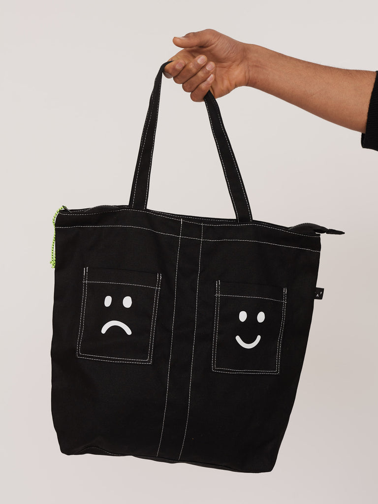 Happy Sad Shopper Bag – Lazy Oaf