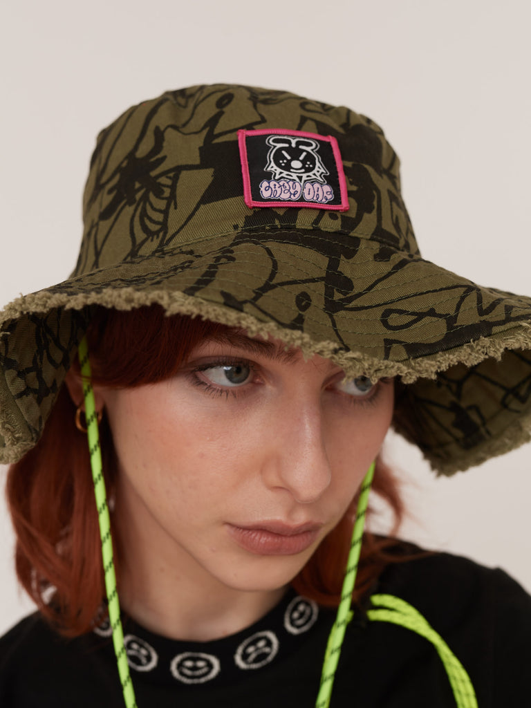 Sketchy Rave Hat – Lazy Oaf