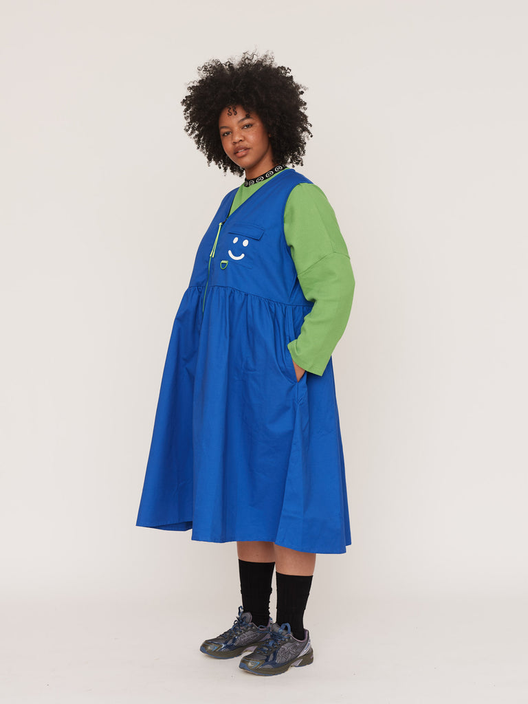 Good Days Bad Days Gilet Dress – Lazy Oaf