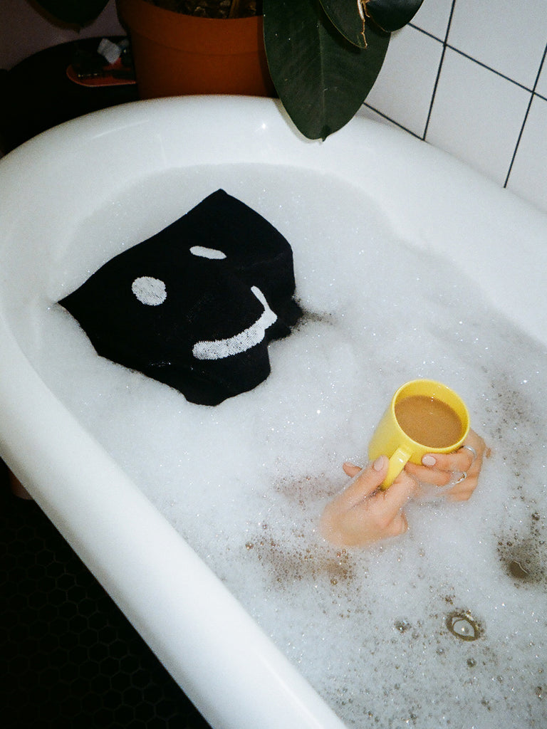 Happy Sad Face Cloth – Lazy Oaf