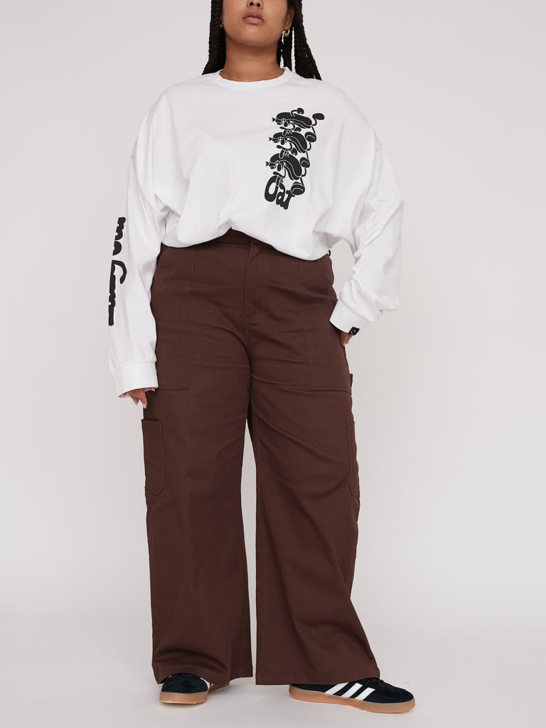 Smokey Brown Carpenter Pants – Lazy Oaf