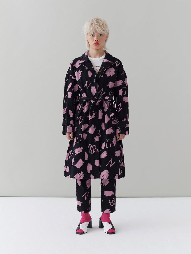 G.E.M. Scratch Duster Coat – Lazy Oaf